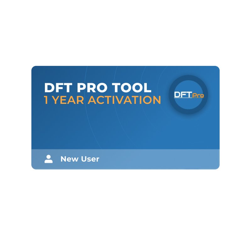 Активация DFT Pro Tool на 1 год (новый пользователь) - All Spares